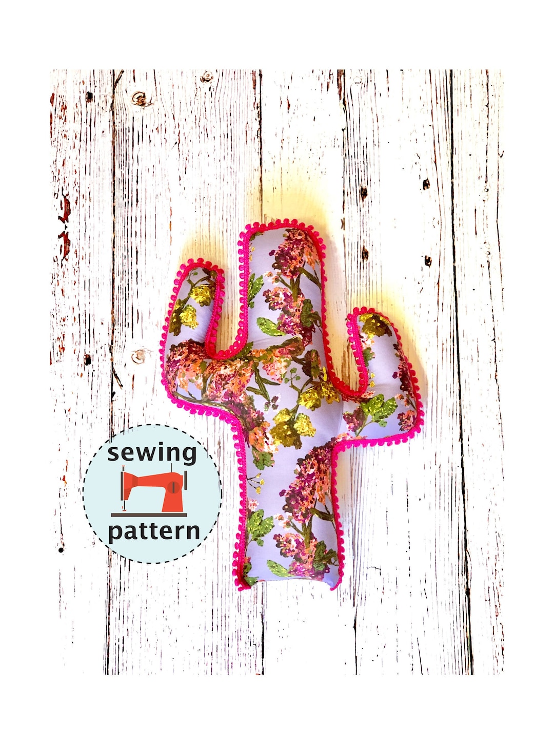 Cactus Cuddler Sewing Pattern PDF Instant Download - Plush Cactus ...