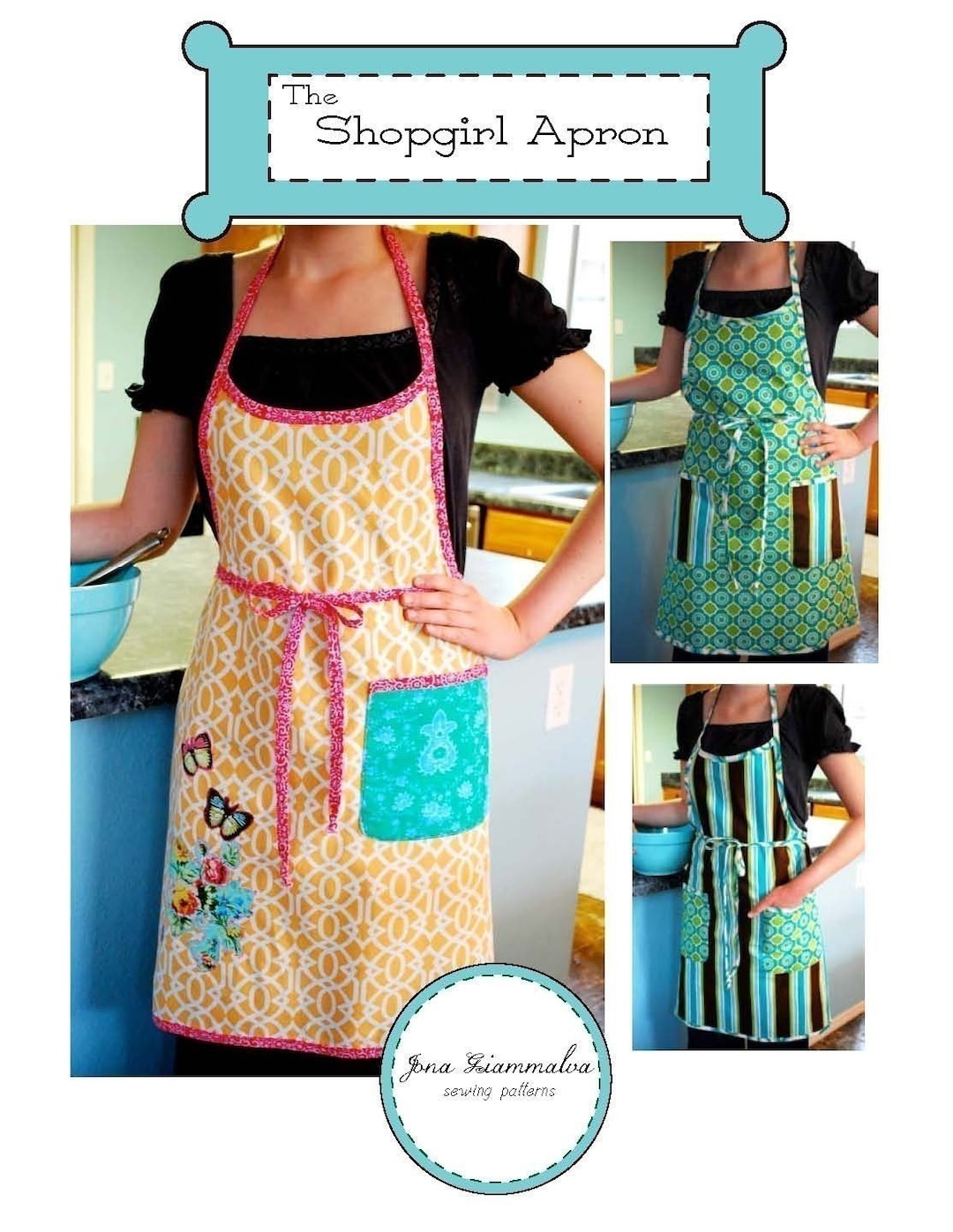 Shopgirl Apron PDF Sewing Pattern Downloadable E-book (child and Adult ...