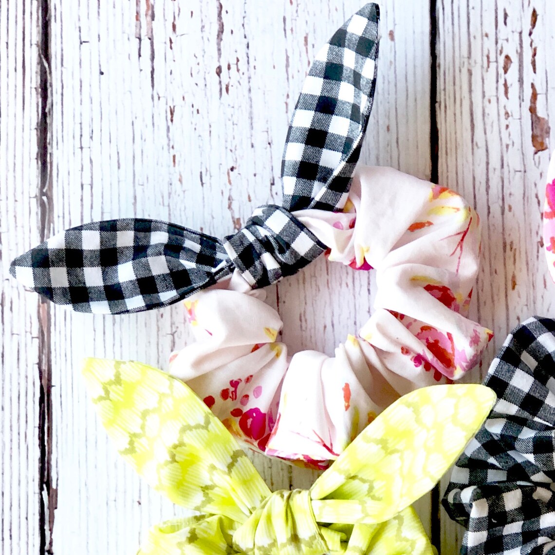 Hair Bunny Scrunchie PDF Sewing Pattern Instant Download - Etsy