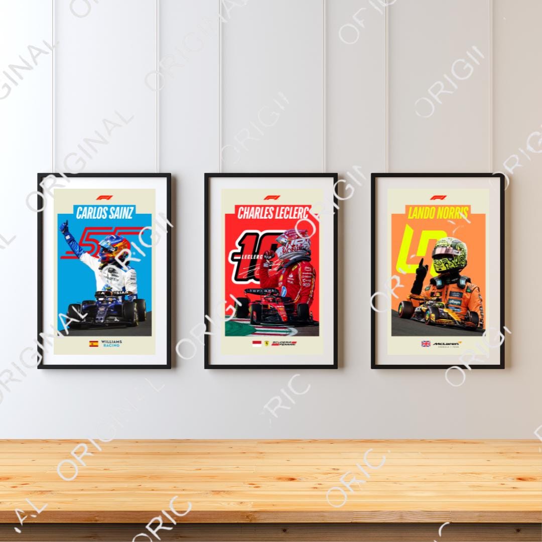 Formula 1 Driver Posters *DIGITAL DOWNLOAD* - Etsy