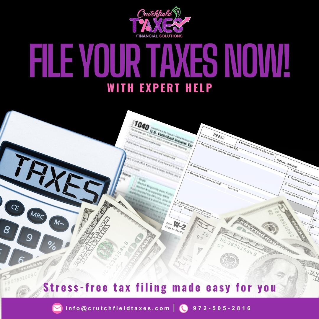 File Your Taxes Flyer Template - Etsy