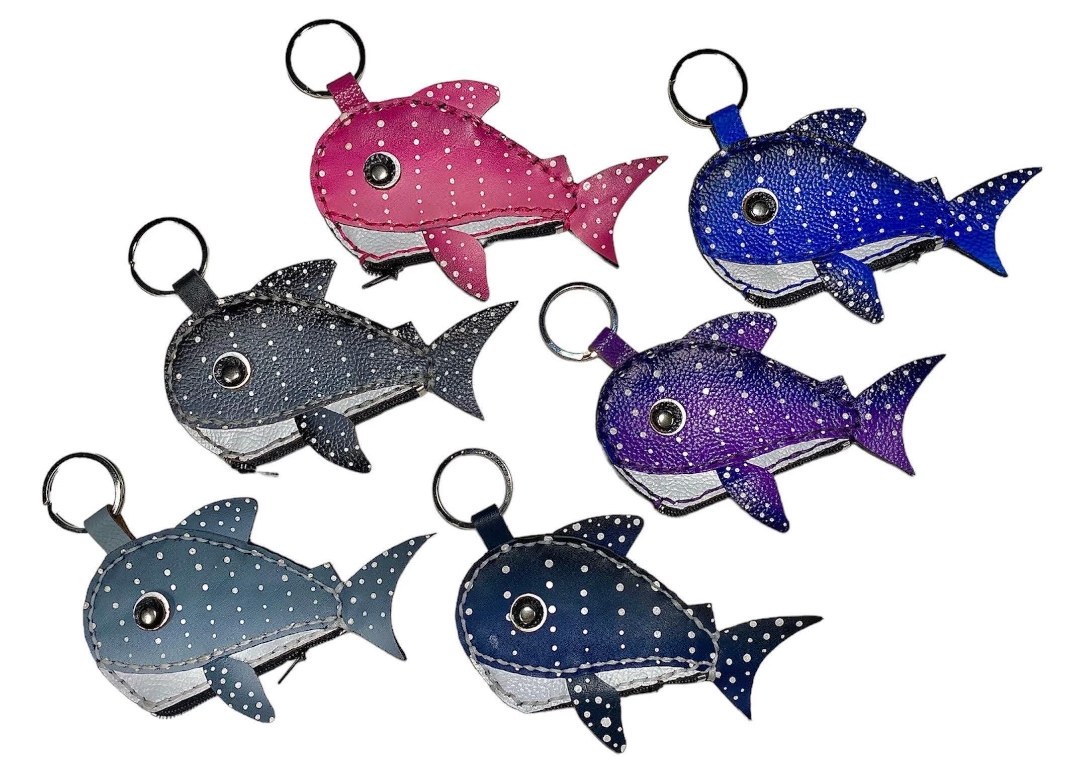 Unique Whale Shark Coin Purse Animal Change Pouch With Keychain Cute ...
