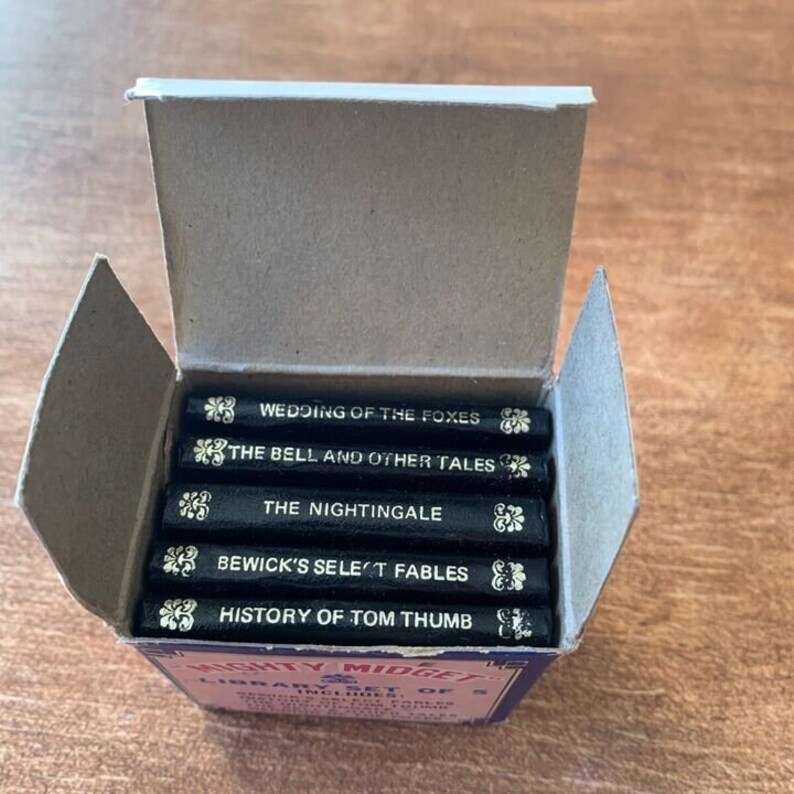 Mighty Midget Library Set of 5 Miniature Books From 1971 Children's ...