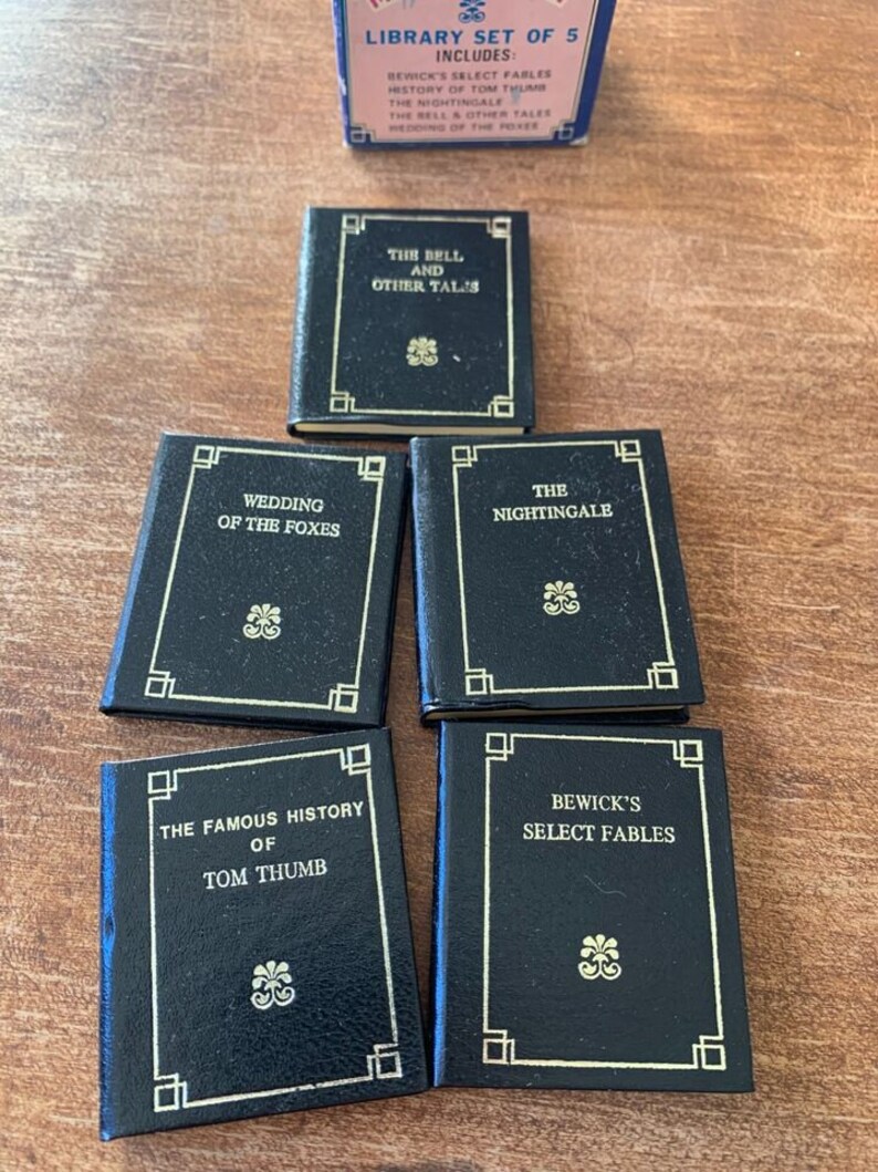 Mighty Midget Library Set of 5 Miniature Books From 1971 Children's ...