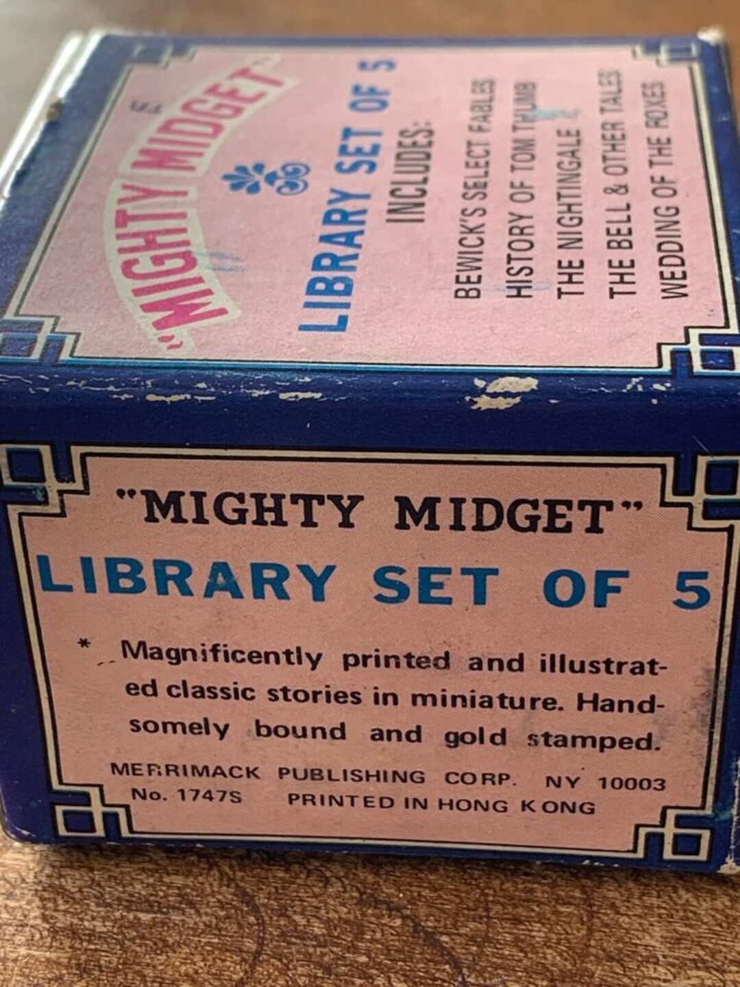 Mighty Midget Library Set of 5 Miniature Books From 1971 Children's ...