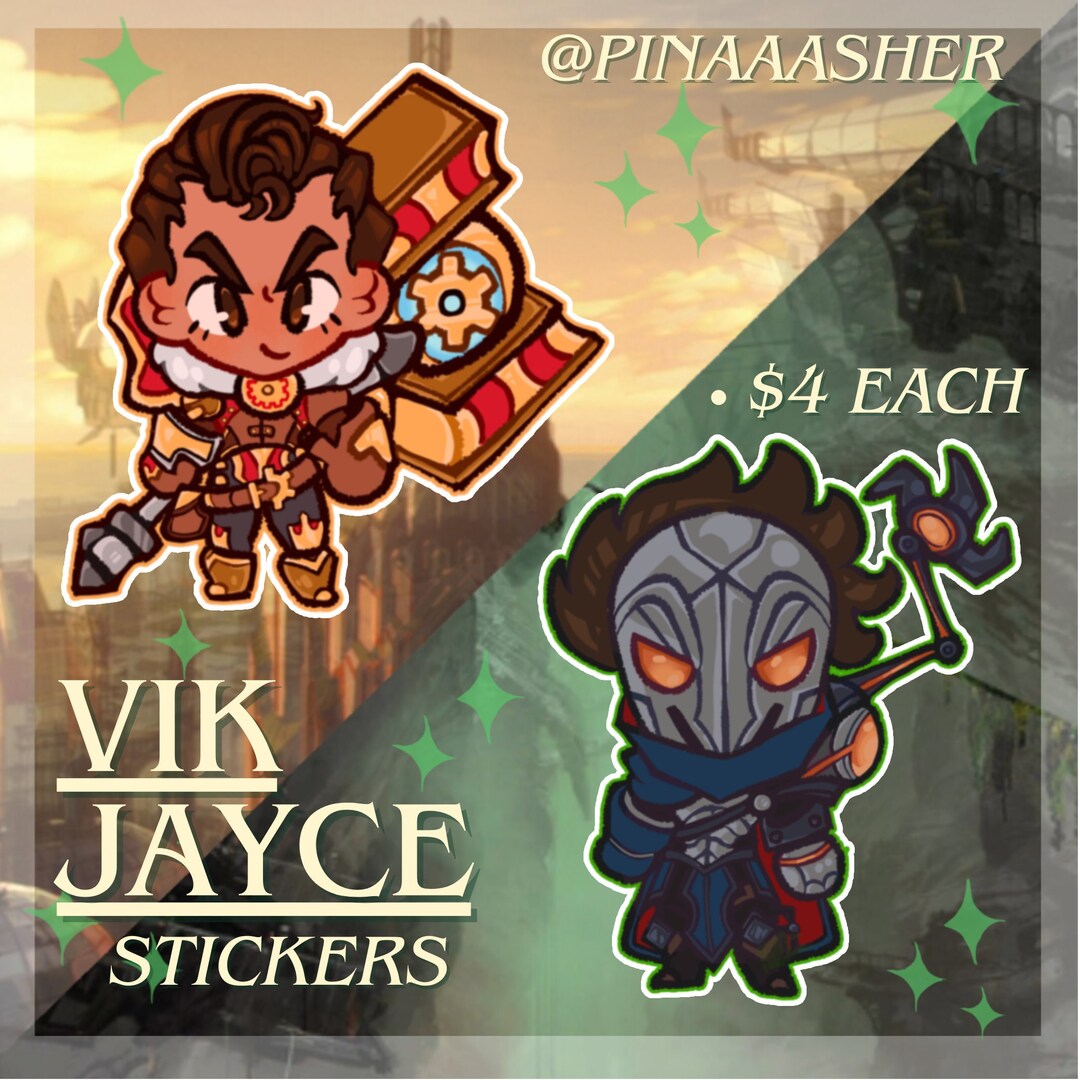Vikjayce Stickers | League of Legends | Viktor & Jayce - Etsy