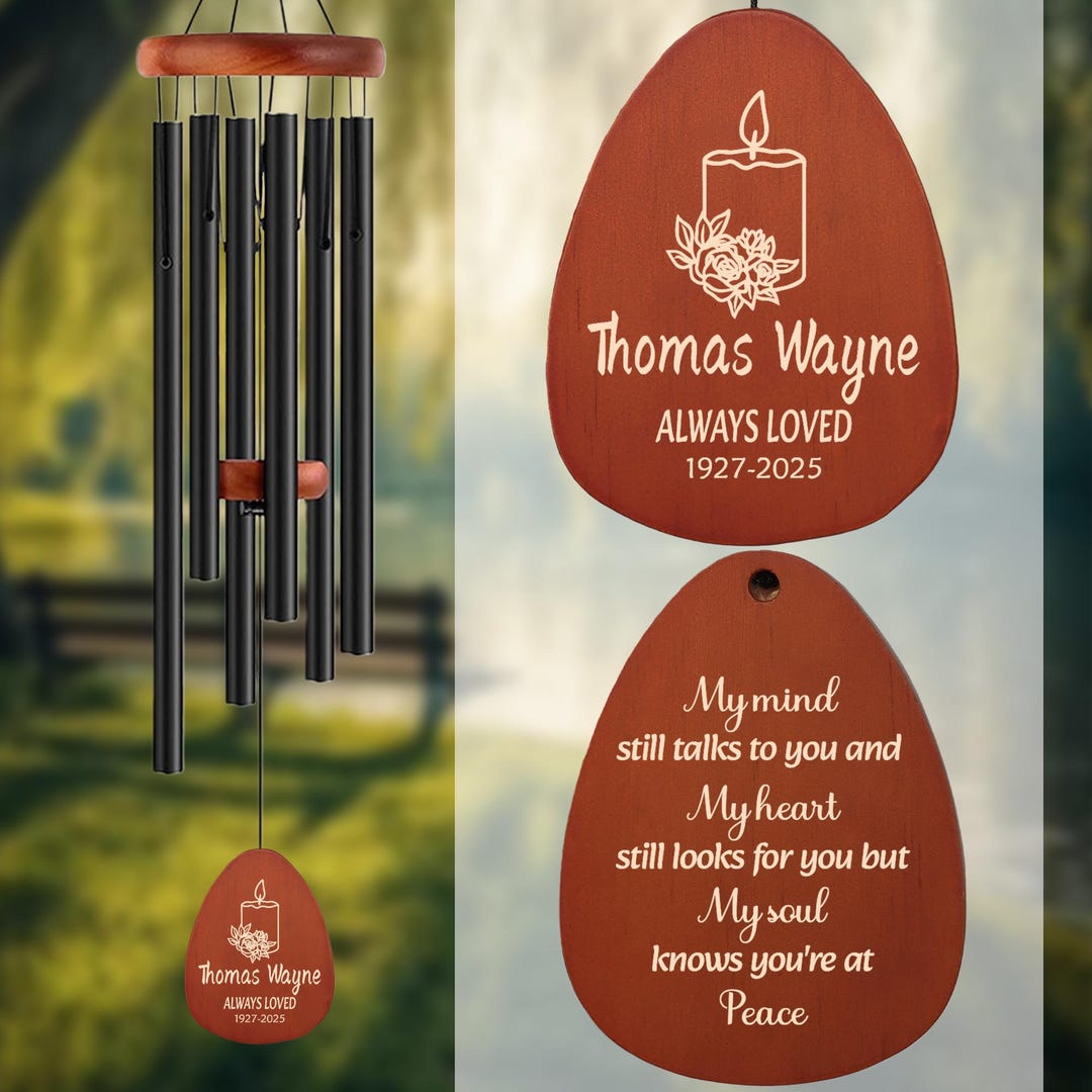 Memorial Wind Chimes | Sympathy Wind Chime | in Memory of Wind Chime ...