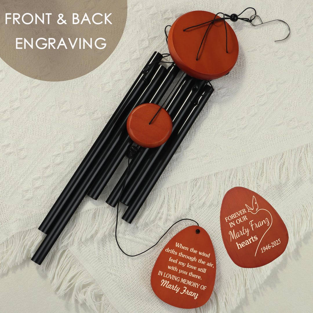 Memorial Wind Chimes | in Memory of Wind Chime | Remembrance Gift ...