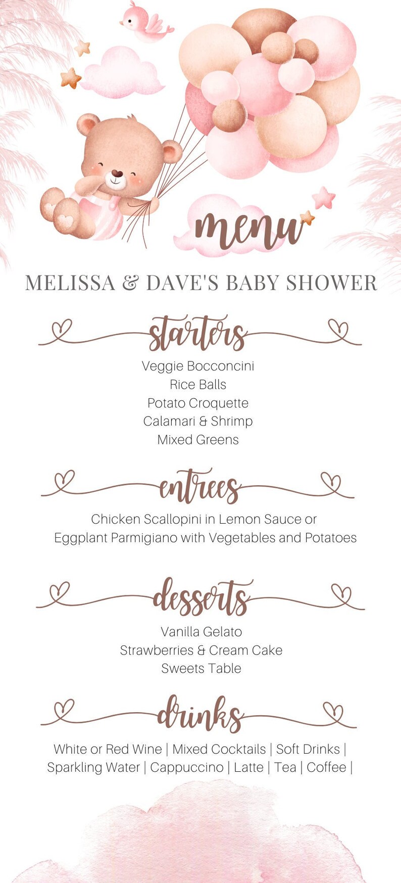 Baby Shower Menu, Baby Stationary, Baby Shower Games, Baby Shower Ideas ...