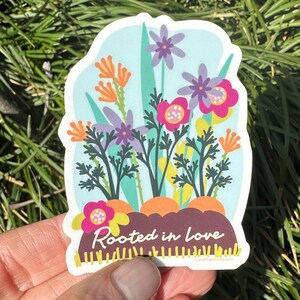 Sticker - Rooted in Love GARDEN Sticker - Etsy