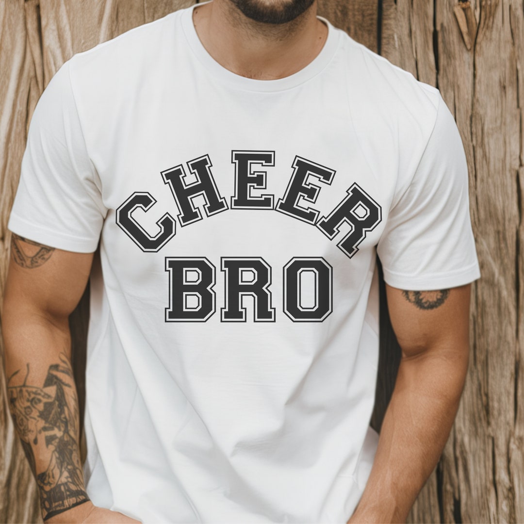 Cheer Brother Shirt, Cheer Bro Tshirt, Cheerleader Tee, Cheerleading ...
