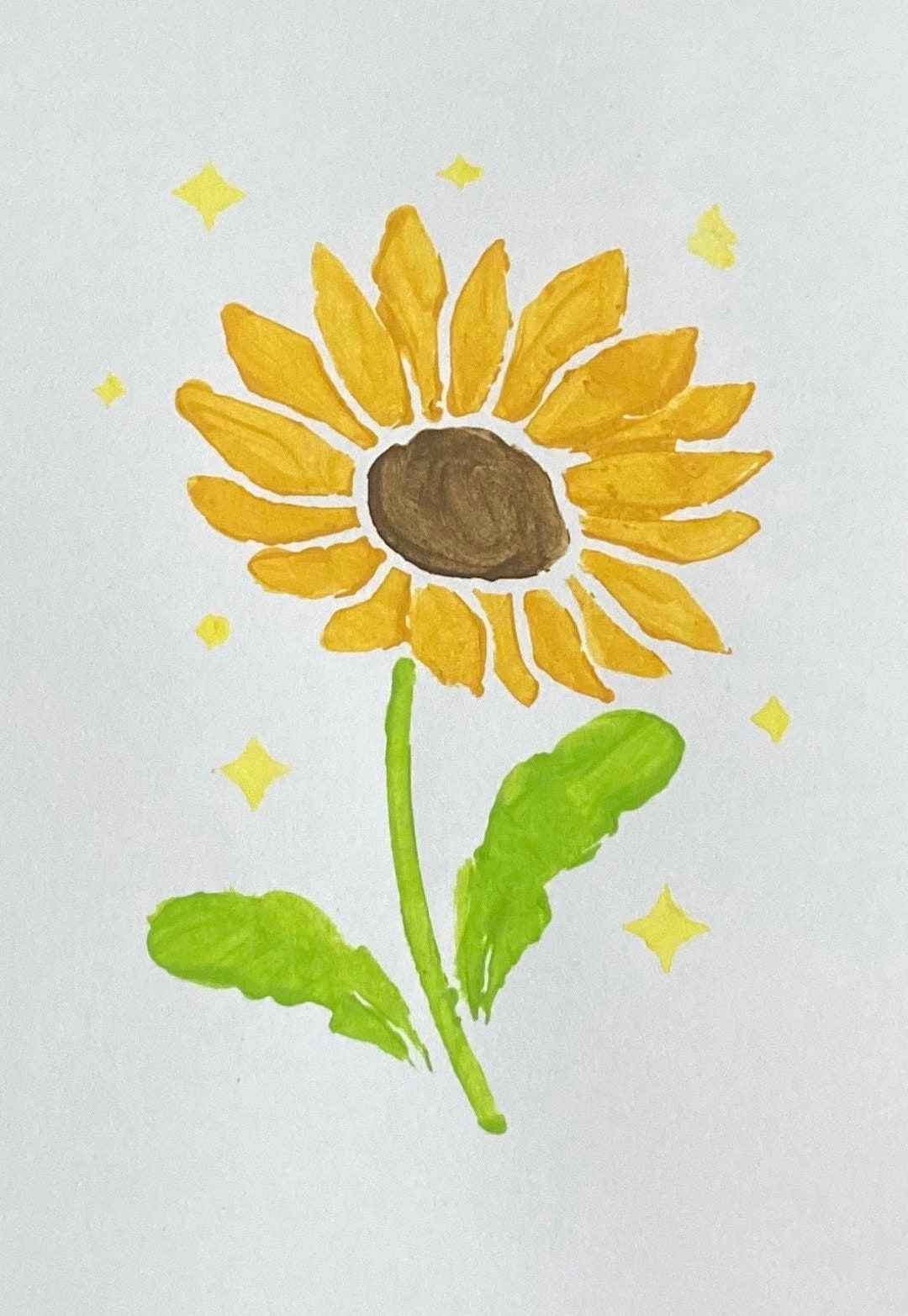 Custom Craft Stencil Kids Crafts Flower Animal Paint Stencil Marker ...