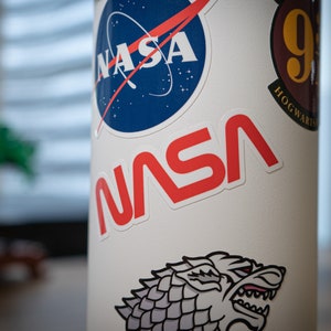NASA Worm Logo Sticker - Etsy