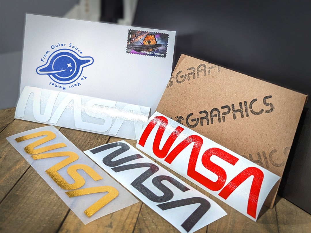 NASA Worm Logo Sticker Decal - Etsy