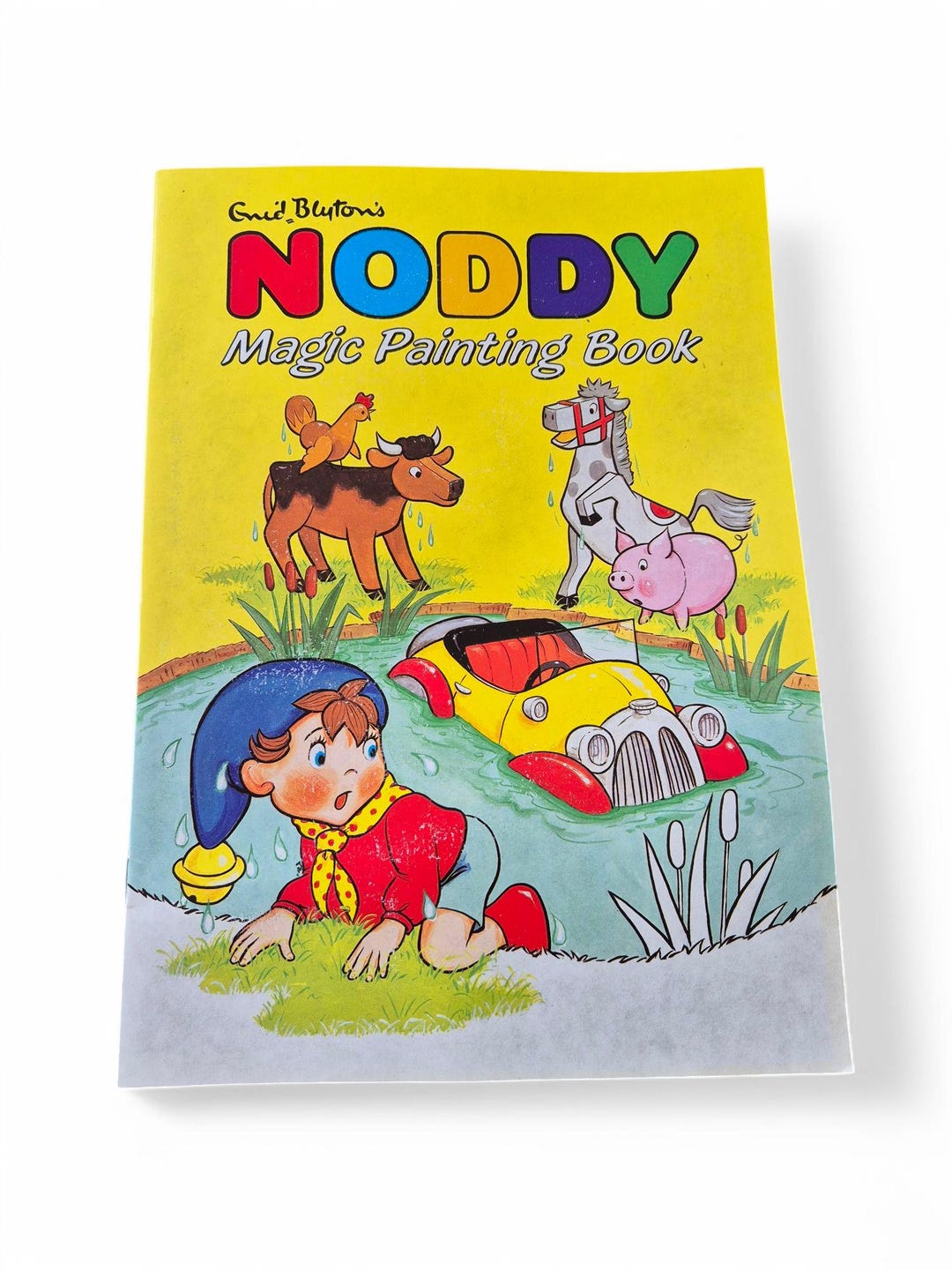 Noddy Magic Painting Book – 1986 Enid Blyton Vintage Activity Book ...