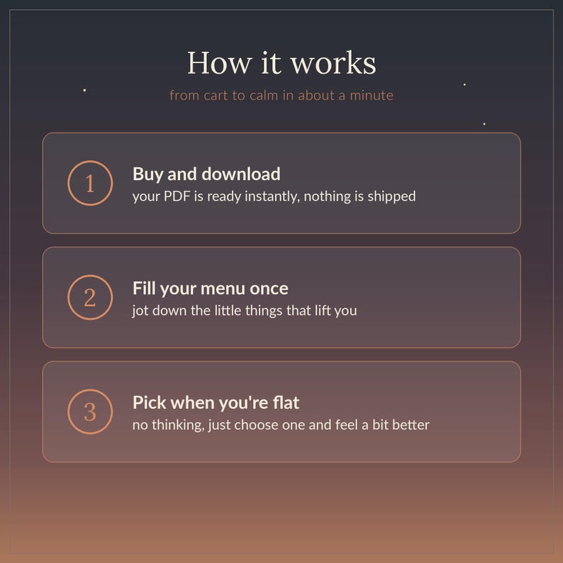Dopamine Menu Printable, ADHD Low Energy Reset, Burnout Tool (undated ...