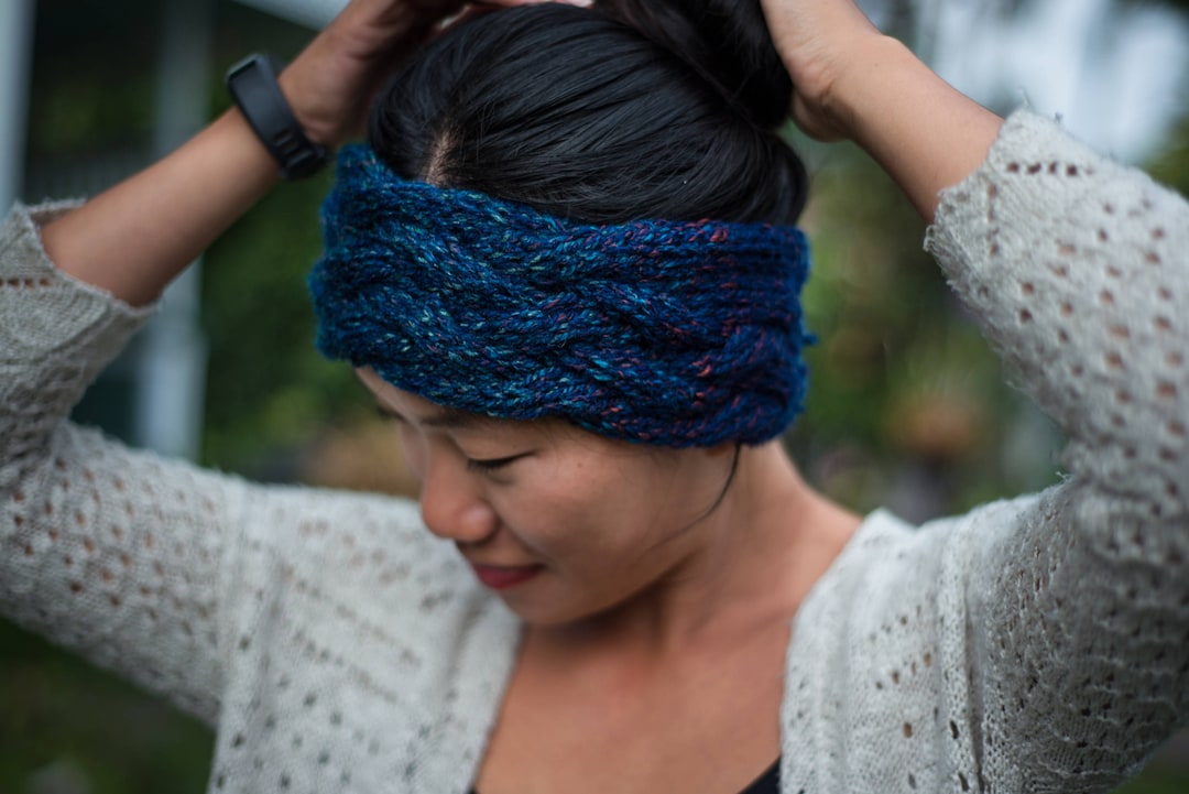 Braided Headband Knitting Pattern, Hand Knit Pattern, Headband Knit ...
