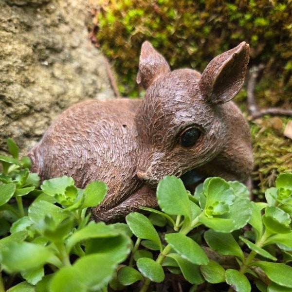 Concrete Deer Statues - Etsy
