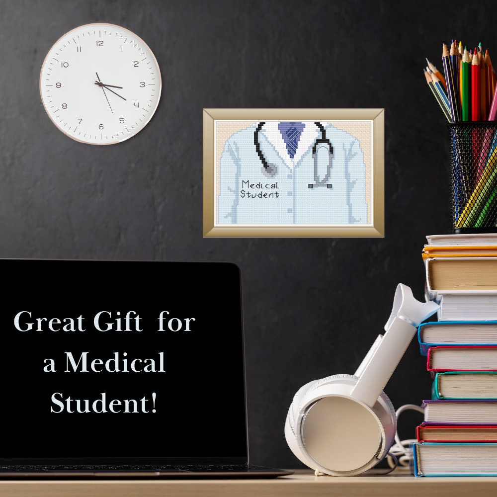 Doctor’s White Coat Mini Cross Stitch Pattern (instant PDF Download ...