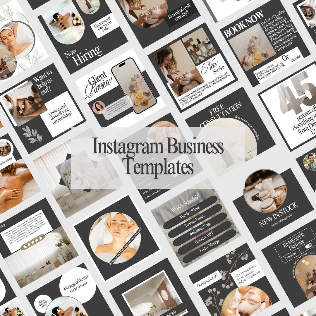 Social Media Templates Canva I Instagram Template Canva I Canva ...