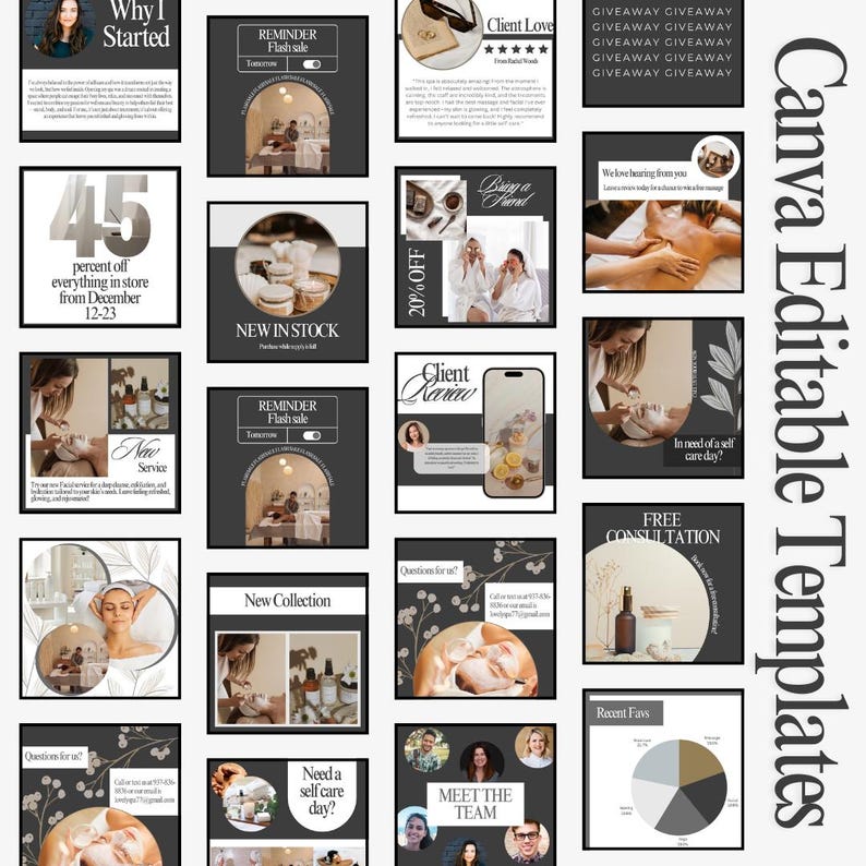 Social Media Templates Canva I Instagram Template Canva I Canva ...