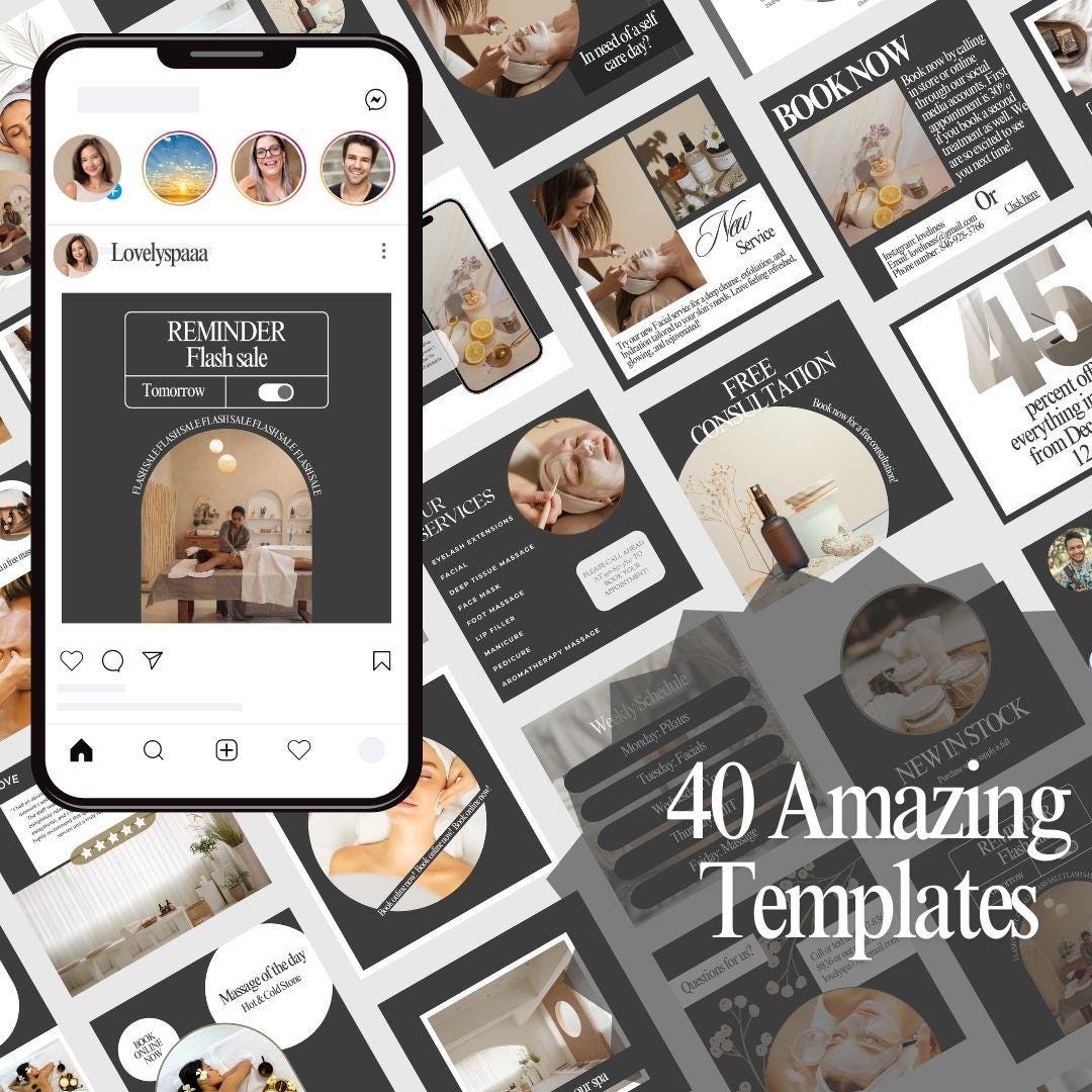 Social Media Templates Canva I Instagram Template Canva I Canva ...