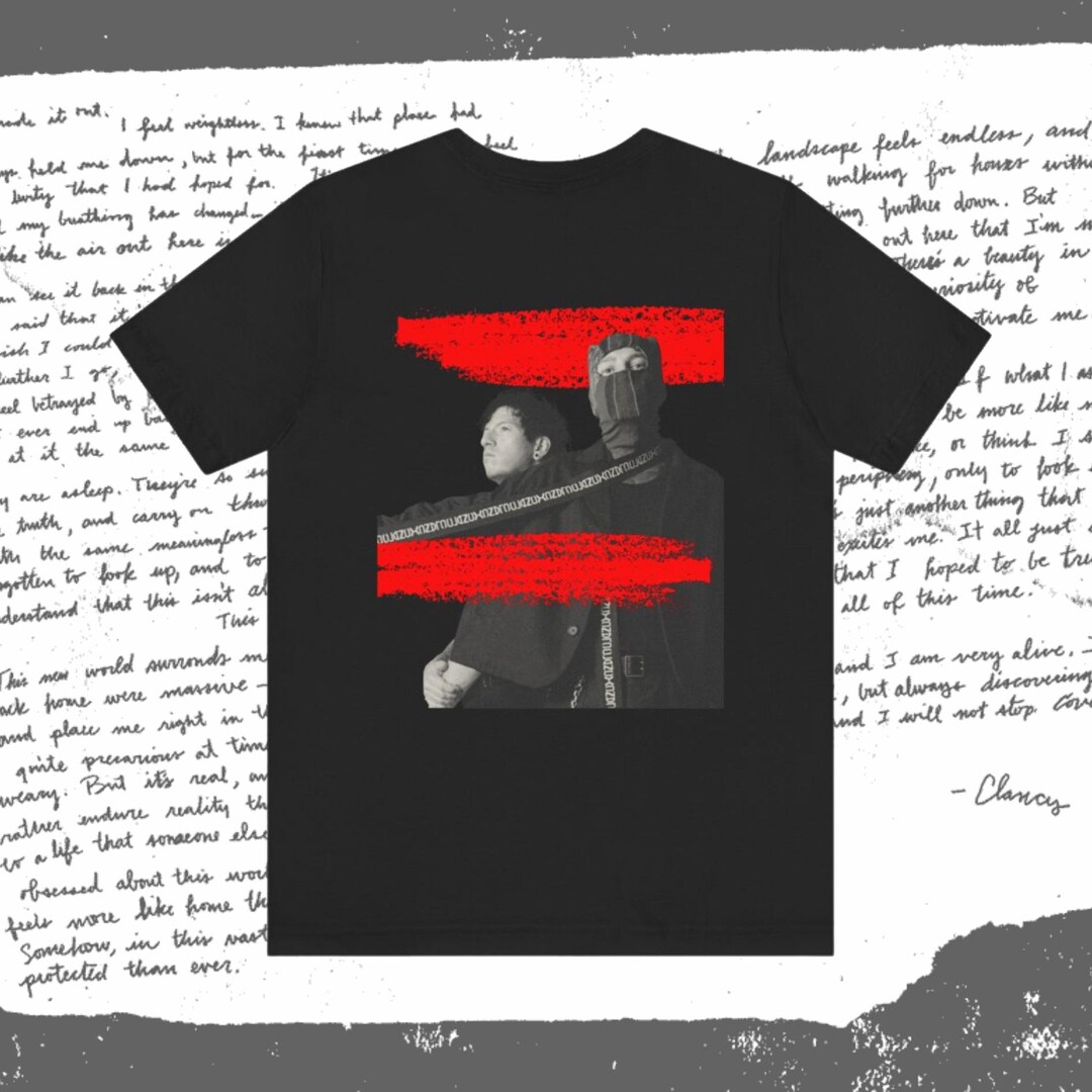 Twenty One Pilots Clancy World Tour Josh and Tyler T-shirt - Etsy