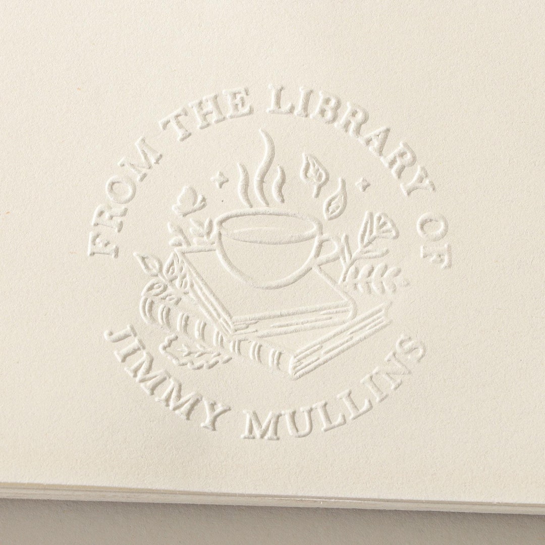 Book Embosser Personalized, From the Library of Book Embosser, Library ...