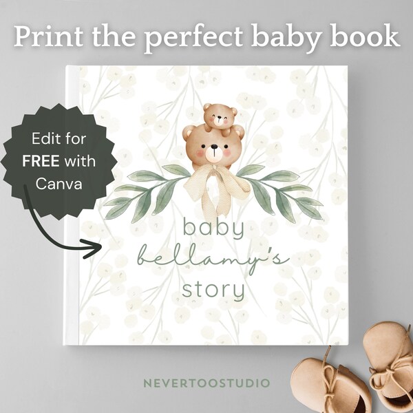 Baby First Year Book - Etsy