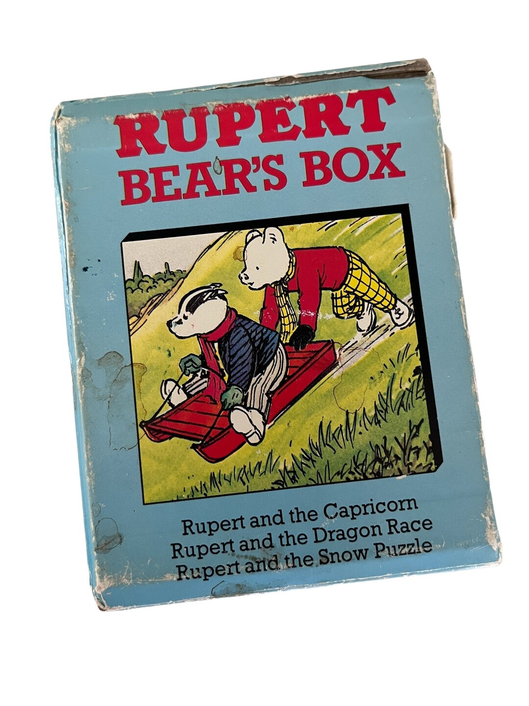 Vintage 1984 Rupert Bear's Box Set - Three Small Books - Rubert and the ...