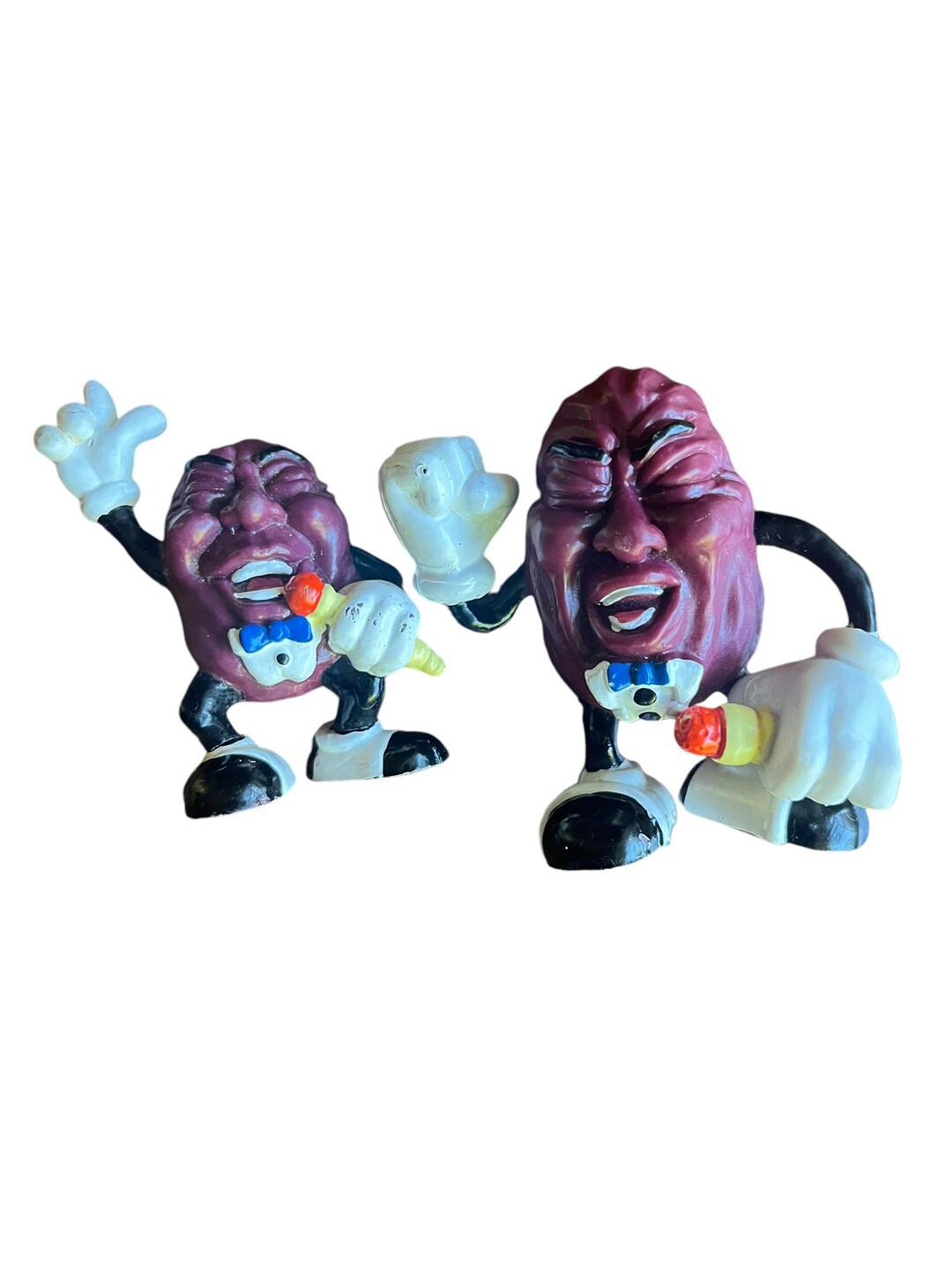 Two Vintage California Raisin Toys PVC Figurines - Etsy