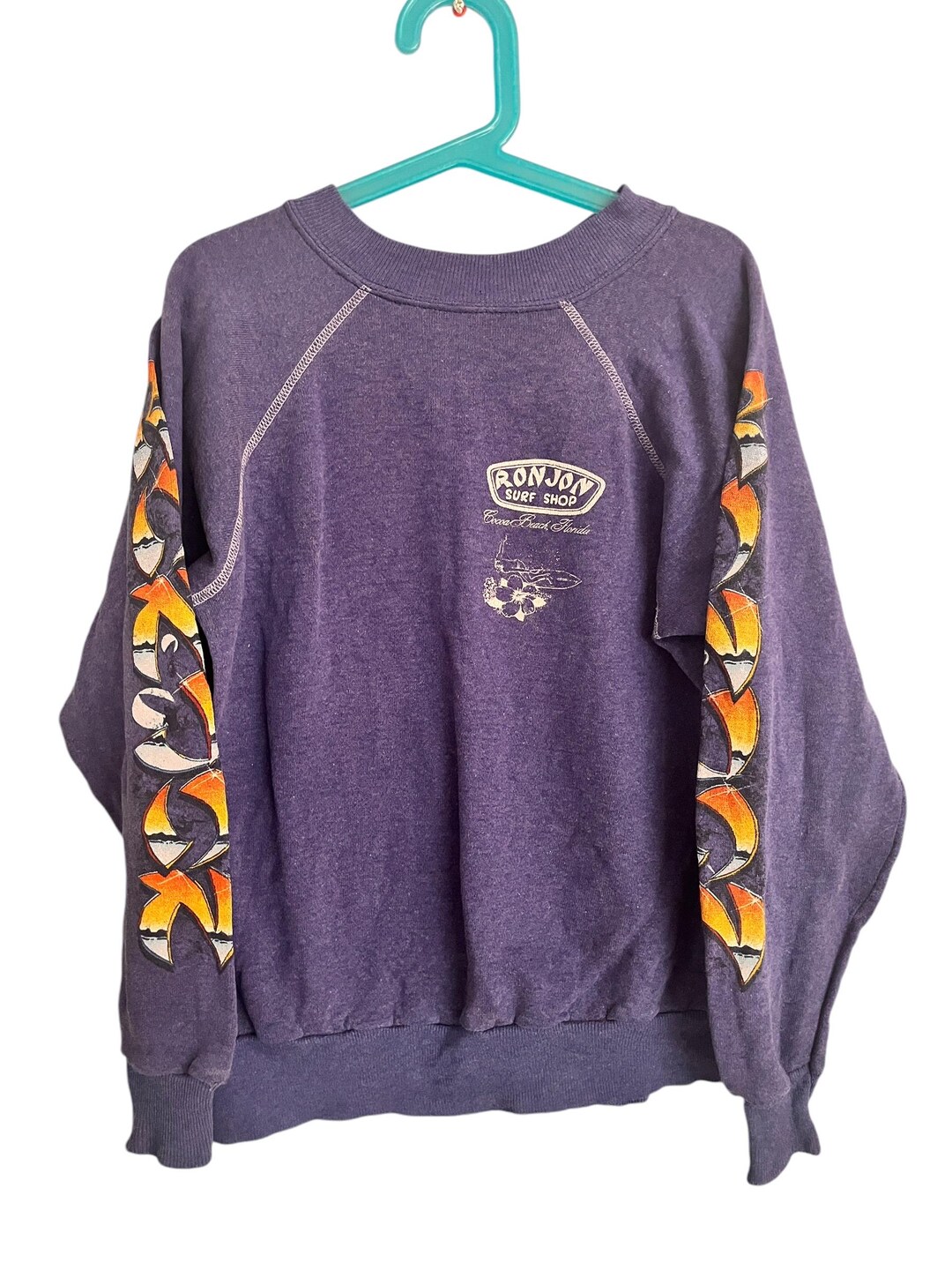 RARE Vintage 80s Ron Jon Surf Shop Cocoa Beach Surfing Kids Retro Dirt ...