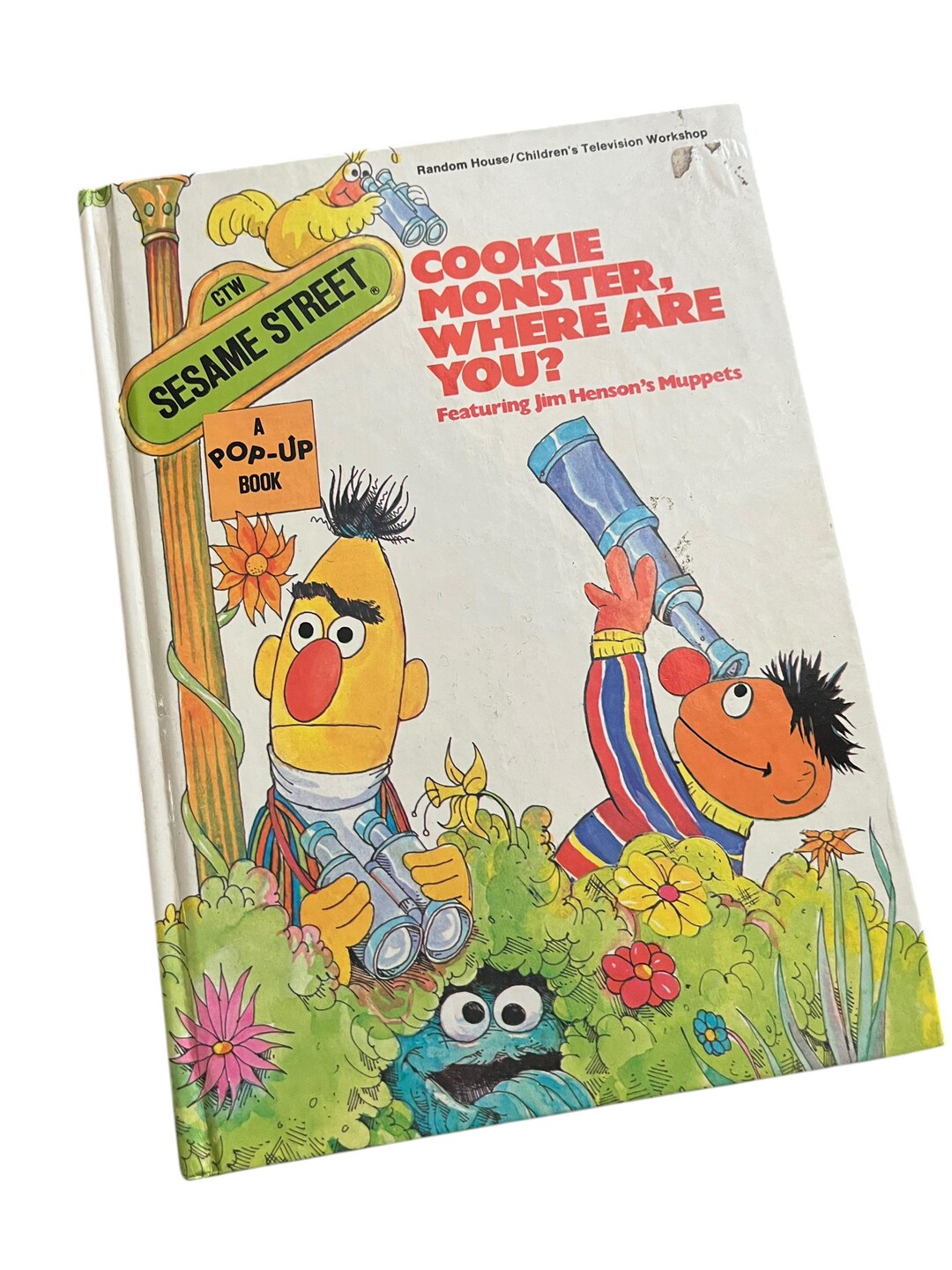 1976 Cookie Monster Where Are You? Sesame Street Pop up Book - Random ...