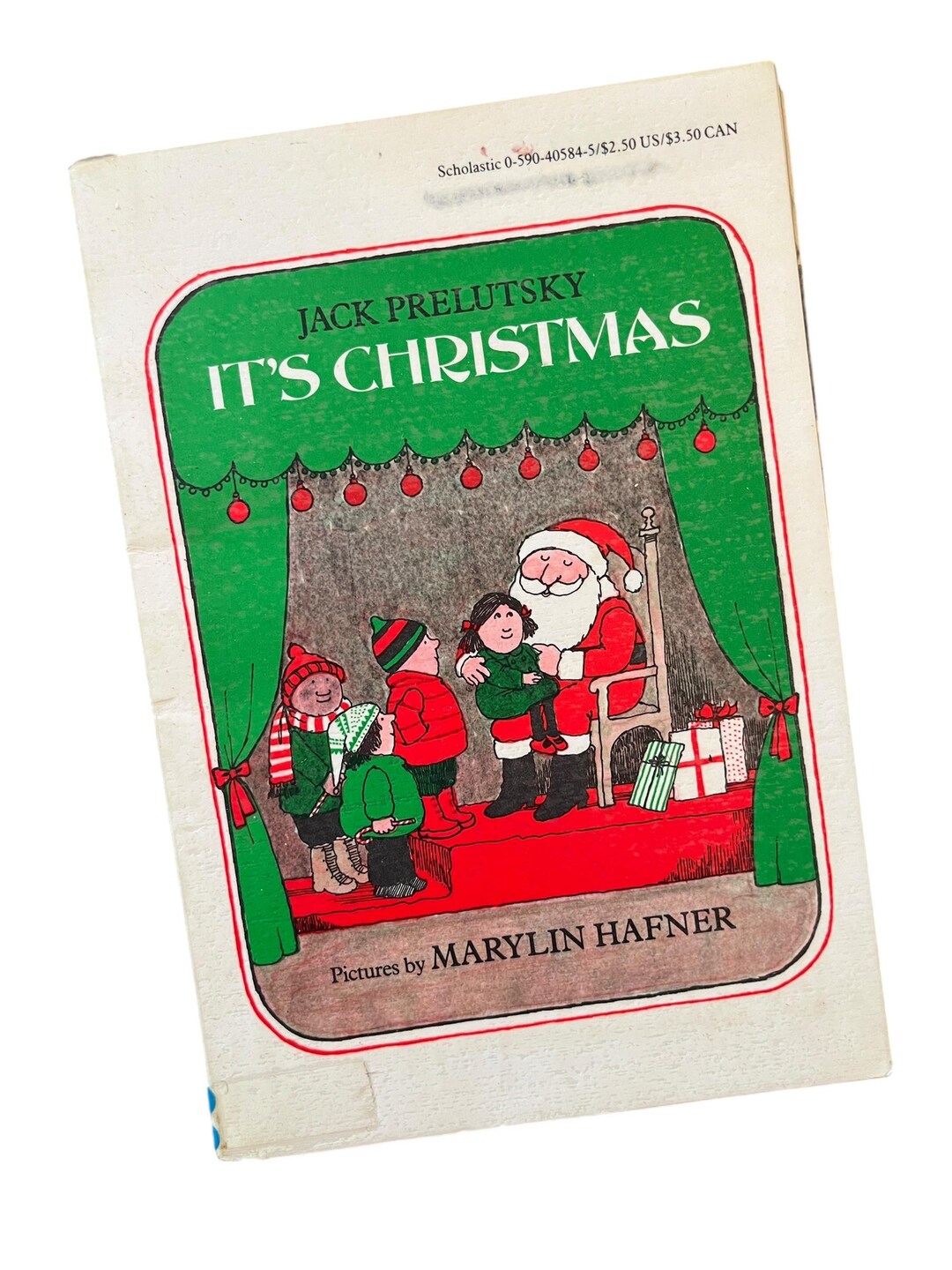 1981 Jack Prelutsky It's Christmas Pictures by Marylin Hafner Paperback ...