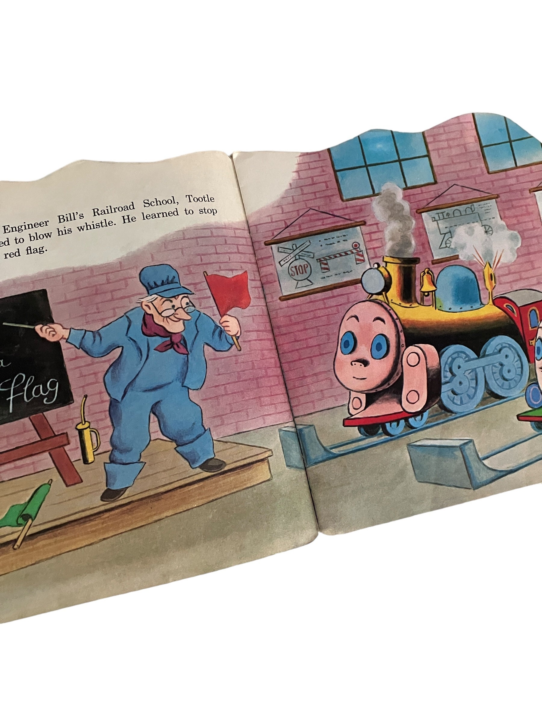 Vintage 1977 Tootle by Tibor Gergely Golden Shape Book Golden Press ...