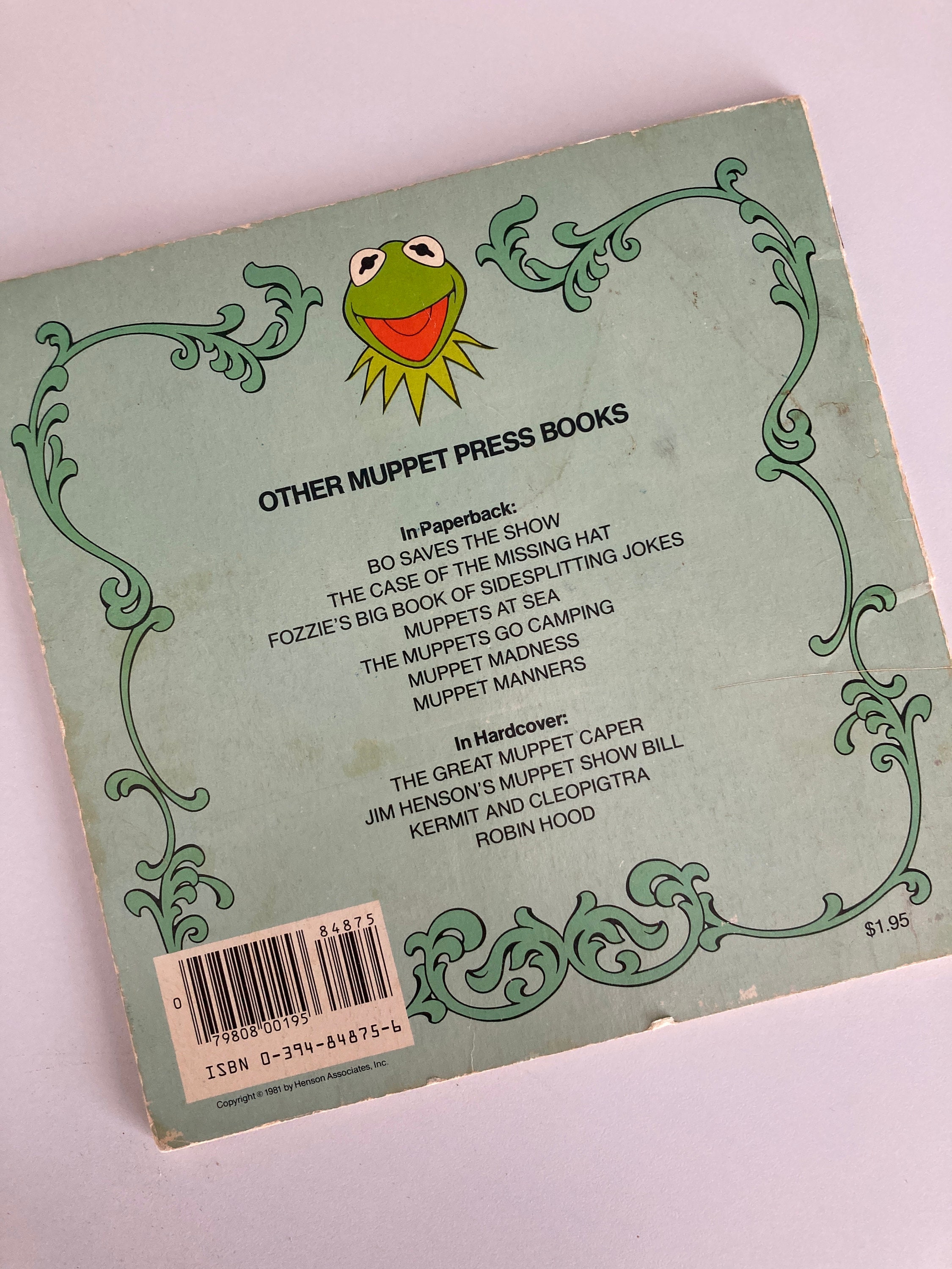 1981 the Whale Tale Starring Jim Henson's Muppets Muppet Press Random ...