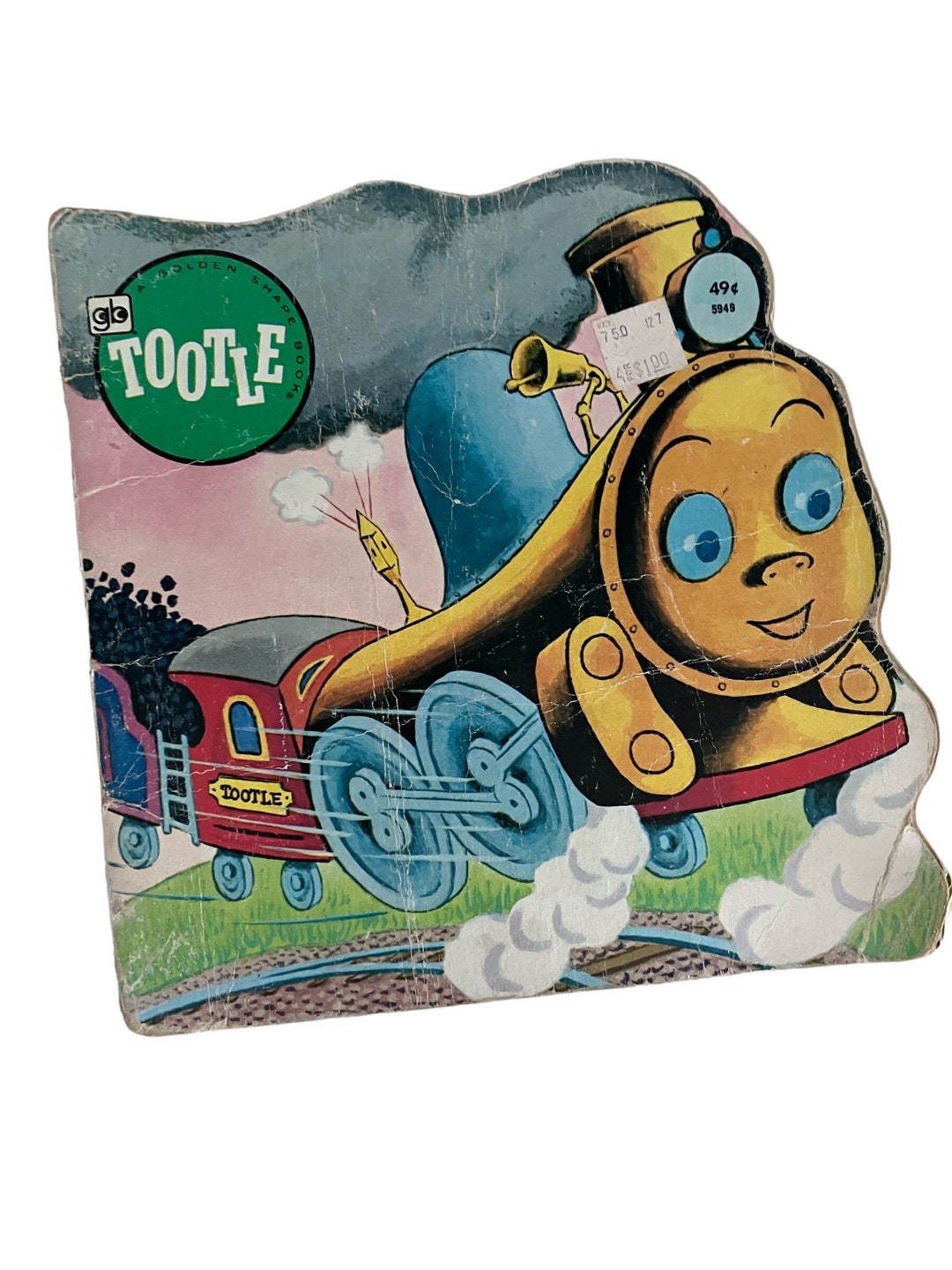 Vintage 1977 Tootle by Tibor Gergely Golden Shape Book Golden Press ...