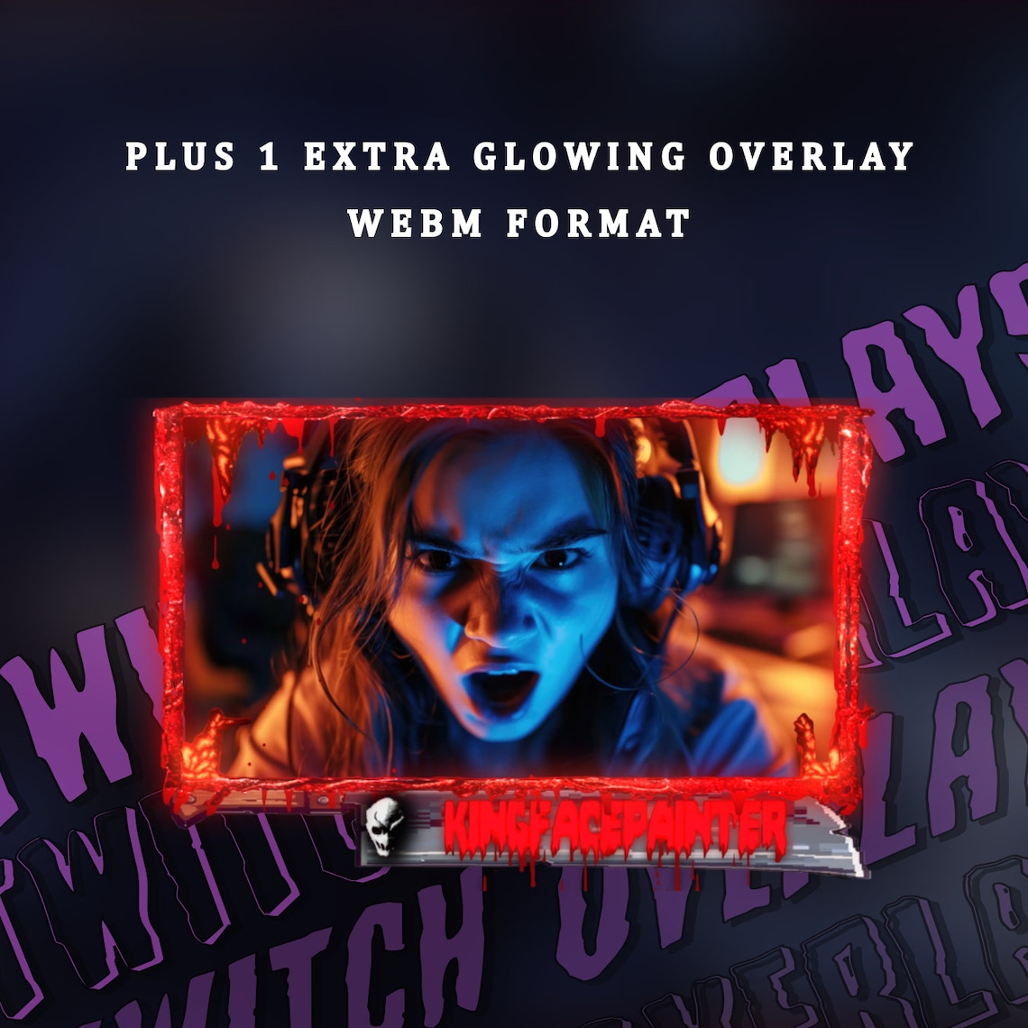 Animated Webcam Frame Pack Aesthetic Facecam Twitch Graphics Youtube ...