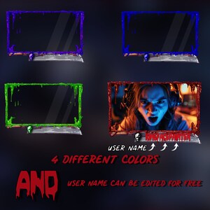 Animated Webcam Frame Pack Aesthetic Facecam Twitch Graphics Youtube ...