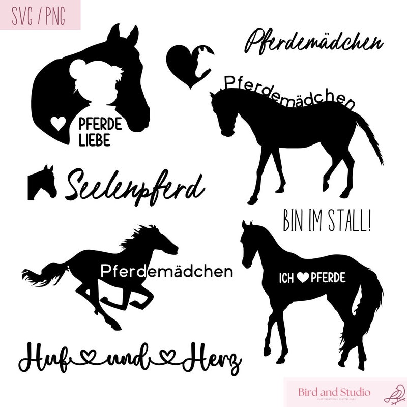 Plotterdatei pferd - Etsy.de