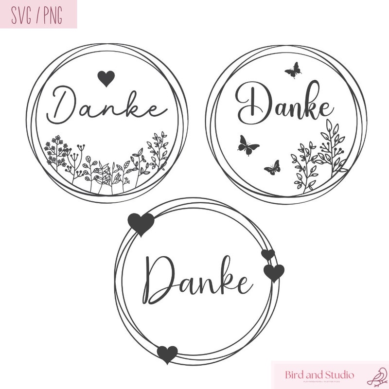 Dankeschön schriftzug - Etsy.de