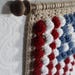 American Flag Crochet Bobble Tapestry - Etsy