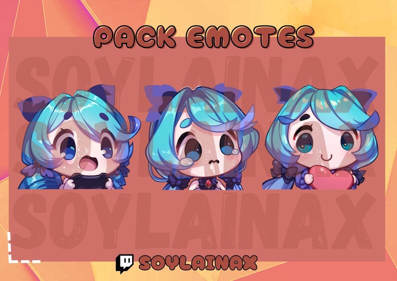 High Quality Emotes Pack: Gwen of League of Legends (LOL). Cute Chibi ...