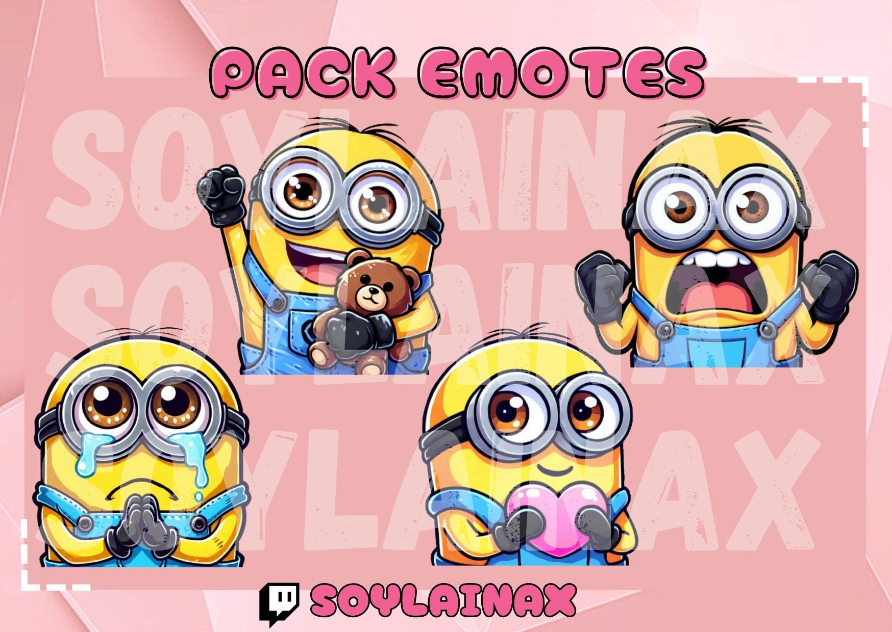 High Quality Emotes Pack: Minion of Despicable Me (gru Mi Villano ...
