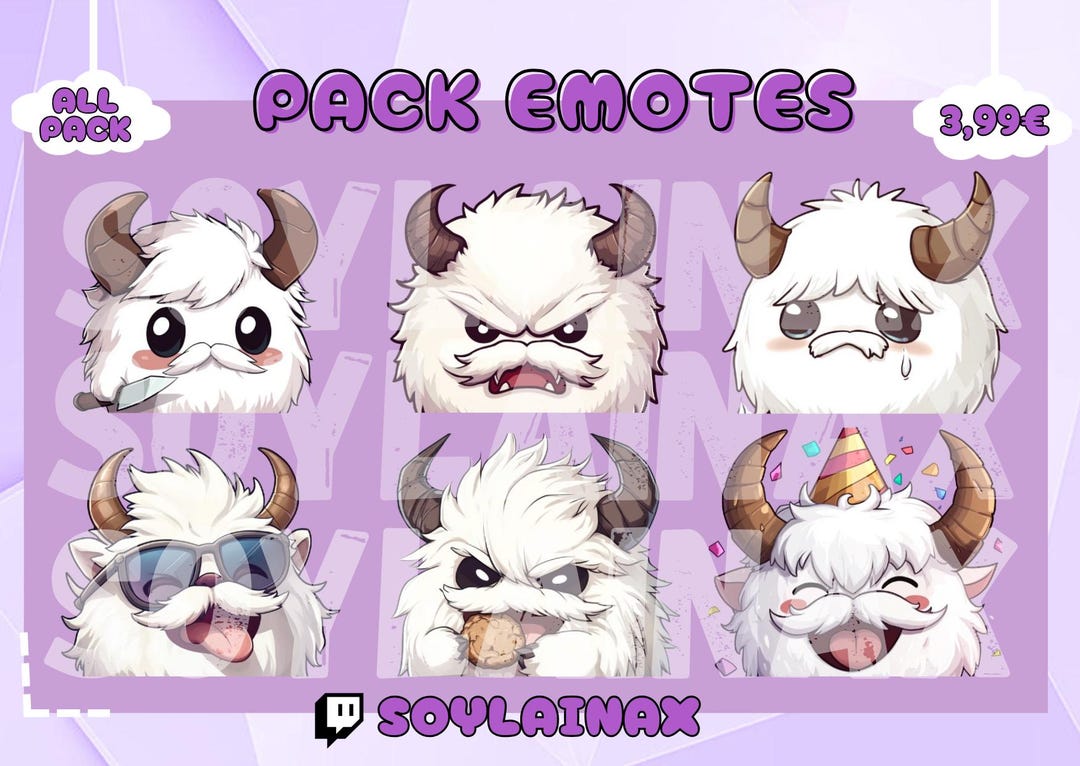 High Quality Emotes Pack: Poro of Arcane & League of Legends (LOL ...