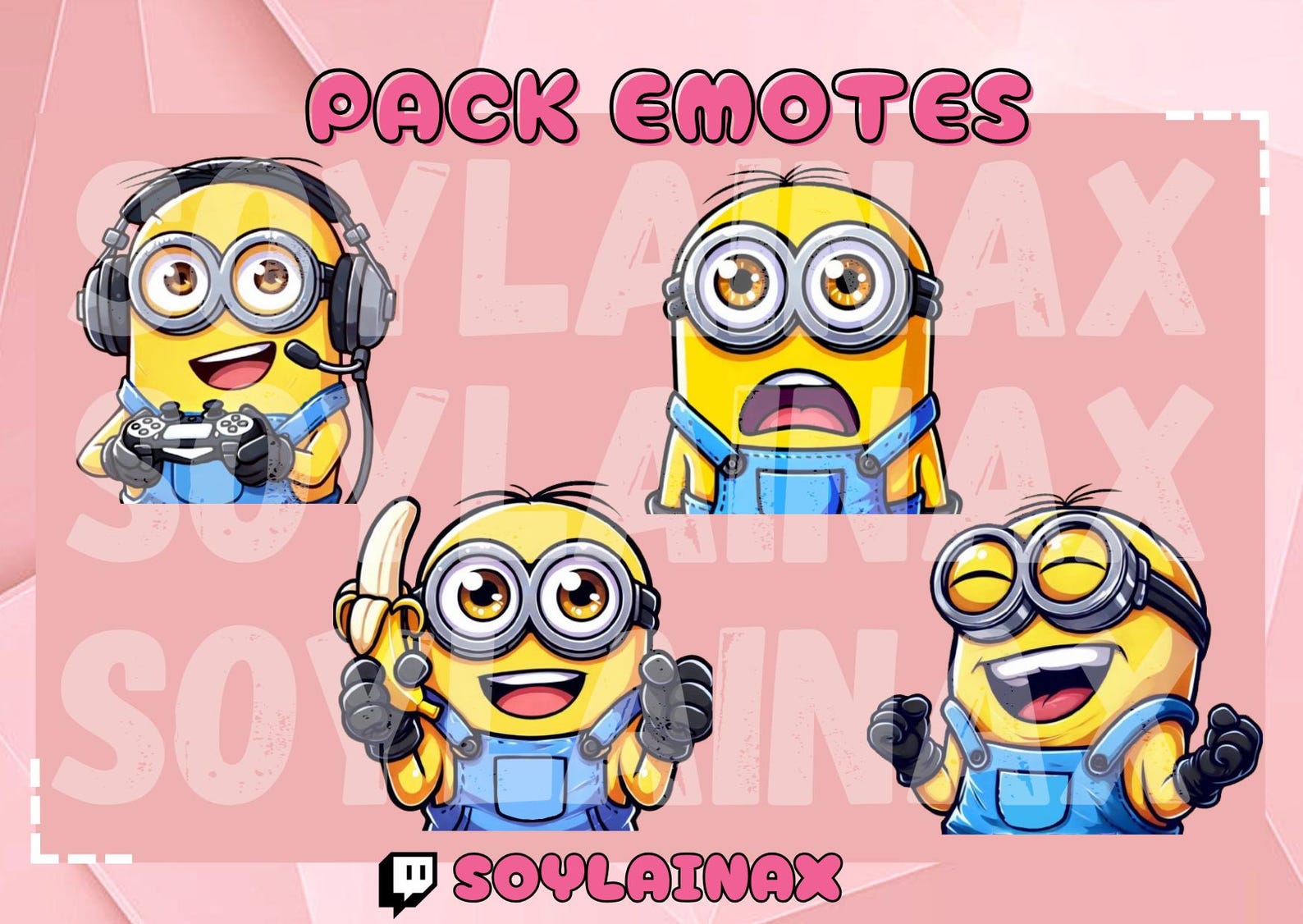 High Quality Emotes Pack: Minion of Despicable Me (gru Mi Villano ...