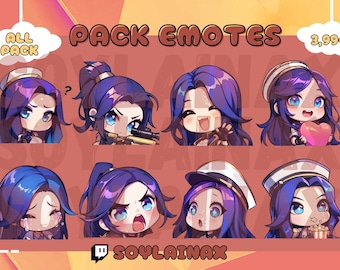 High Quality Emotes Pack: VI of Arcane & League of Legends (LOL). Cute ...