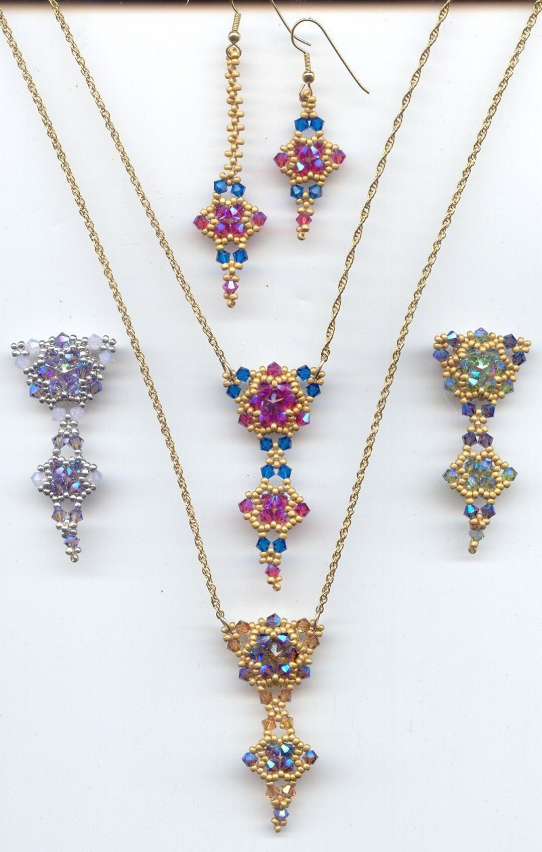 Crystal Stitching - Bellagio Cristal Pendant Kit - Etsy