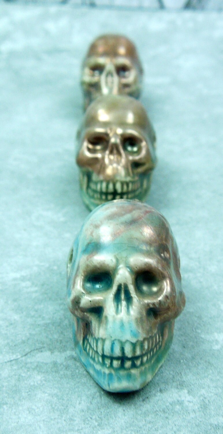 Peruvian Glazed Skull 2 - Etsy