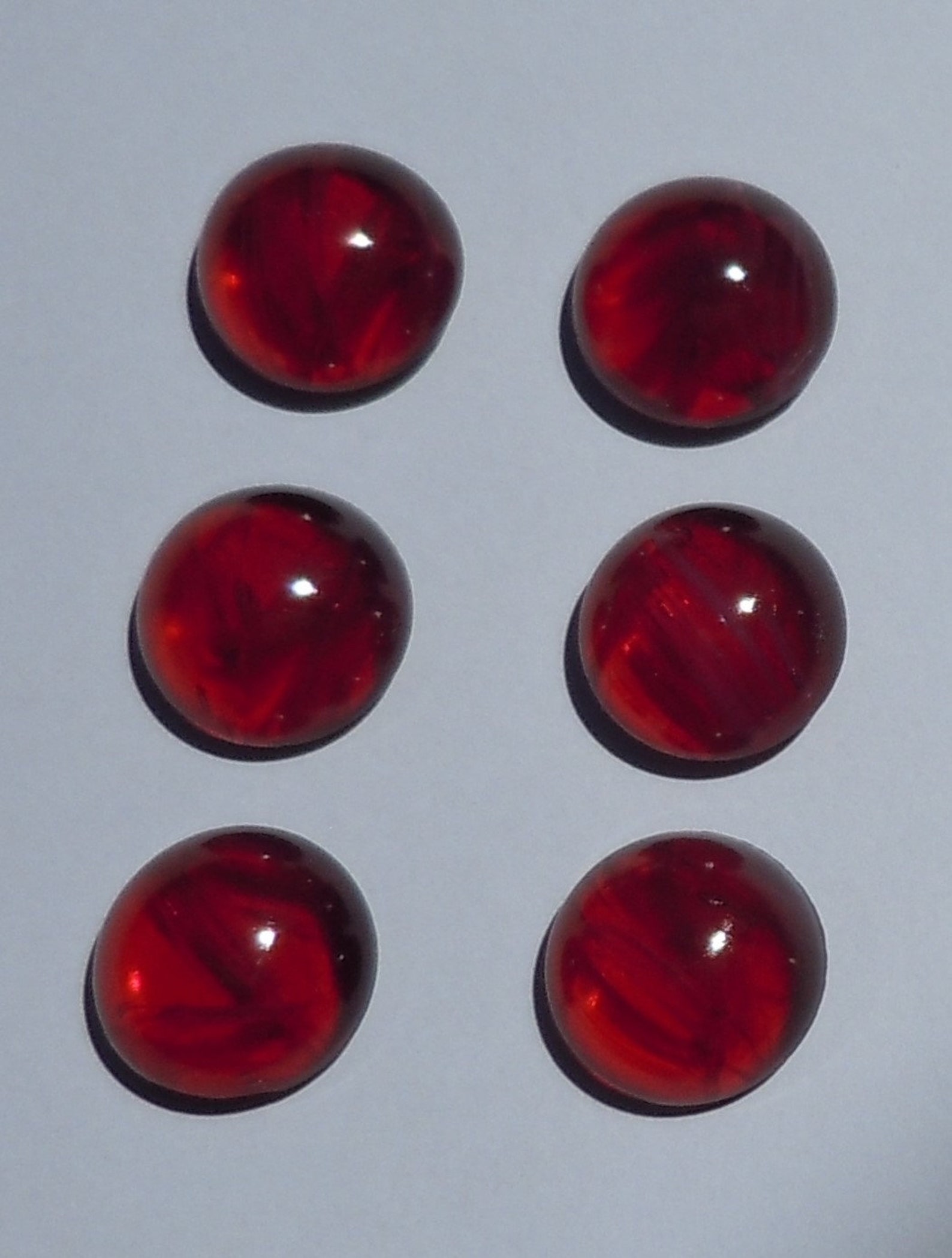 VINTAGE NOS 10mm Round Flat Back Stone Multiple Colors - Etsy